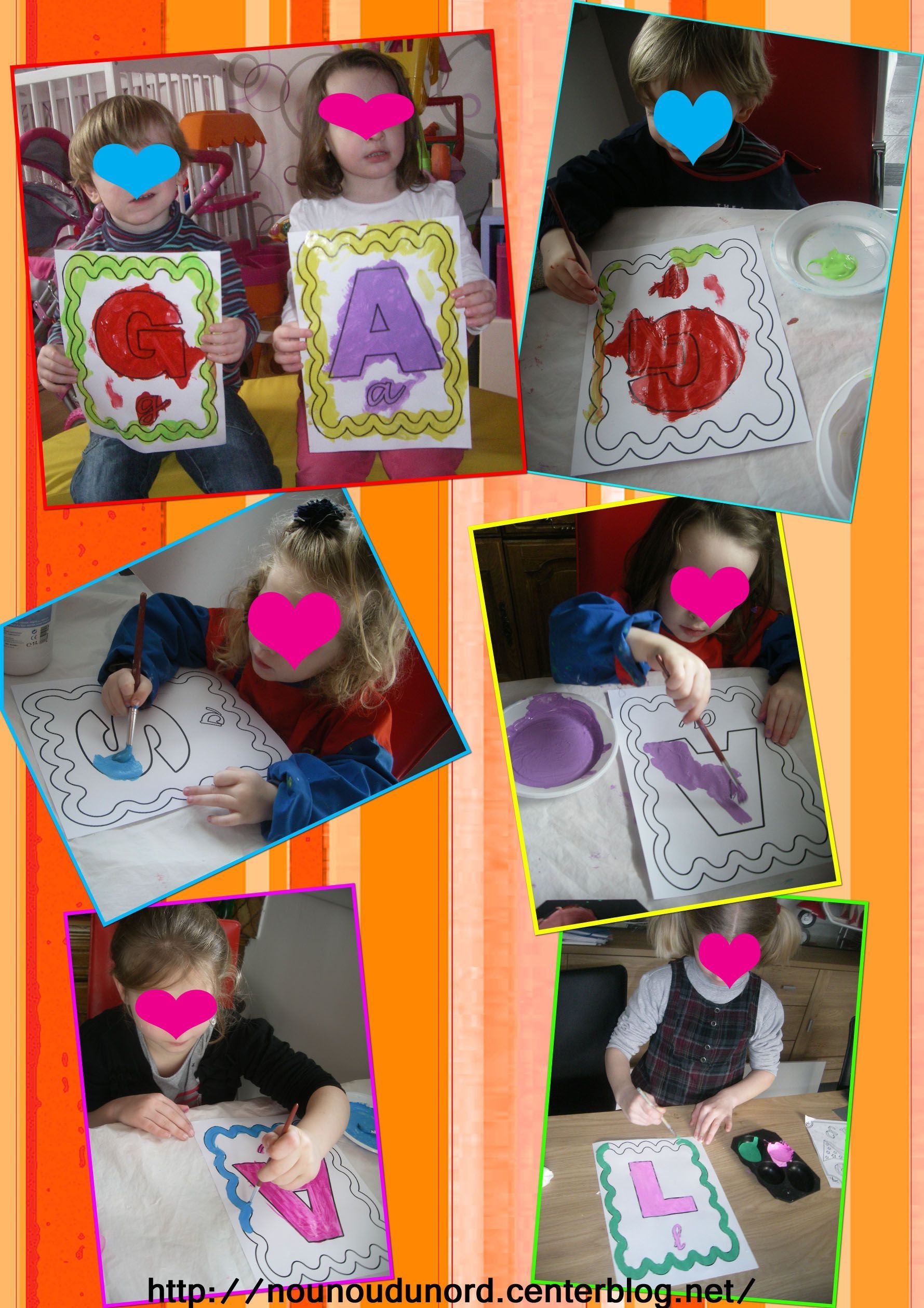activite les lettres des prenoms