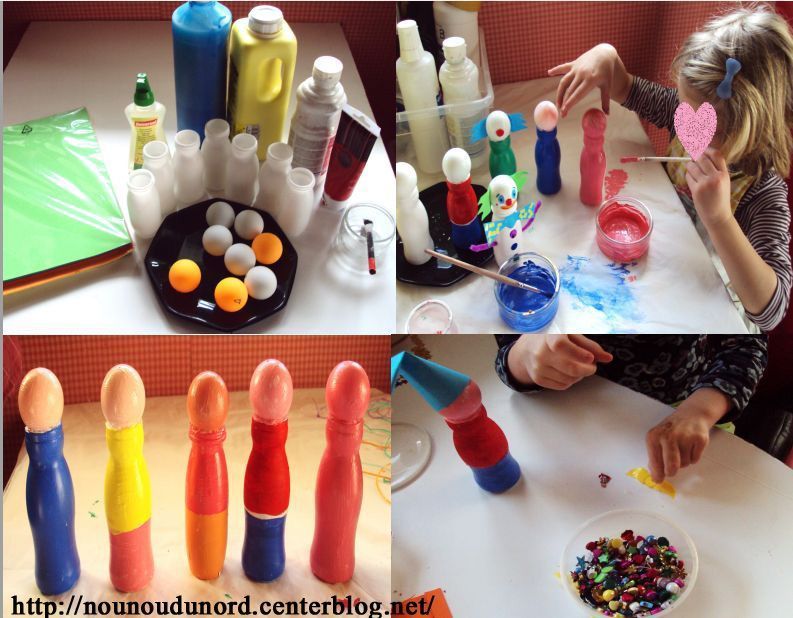 activite avec des bouteilles