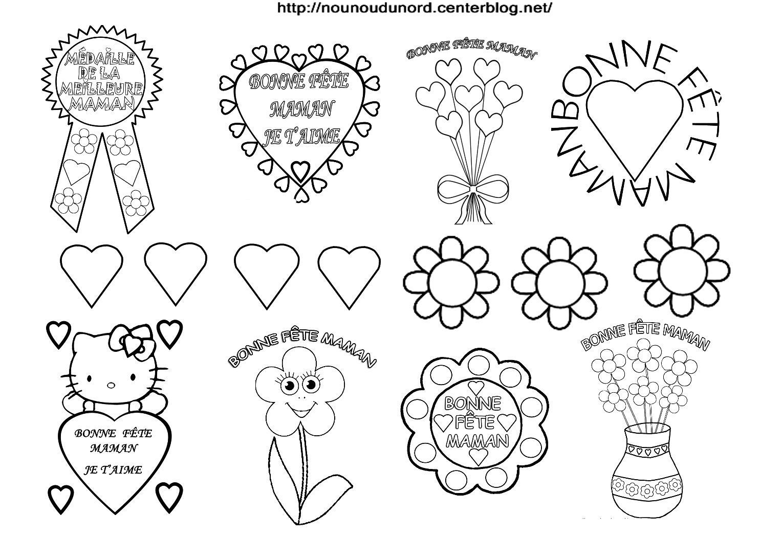 gommettes fete des meres