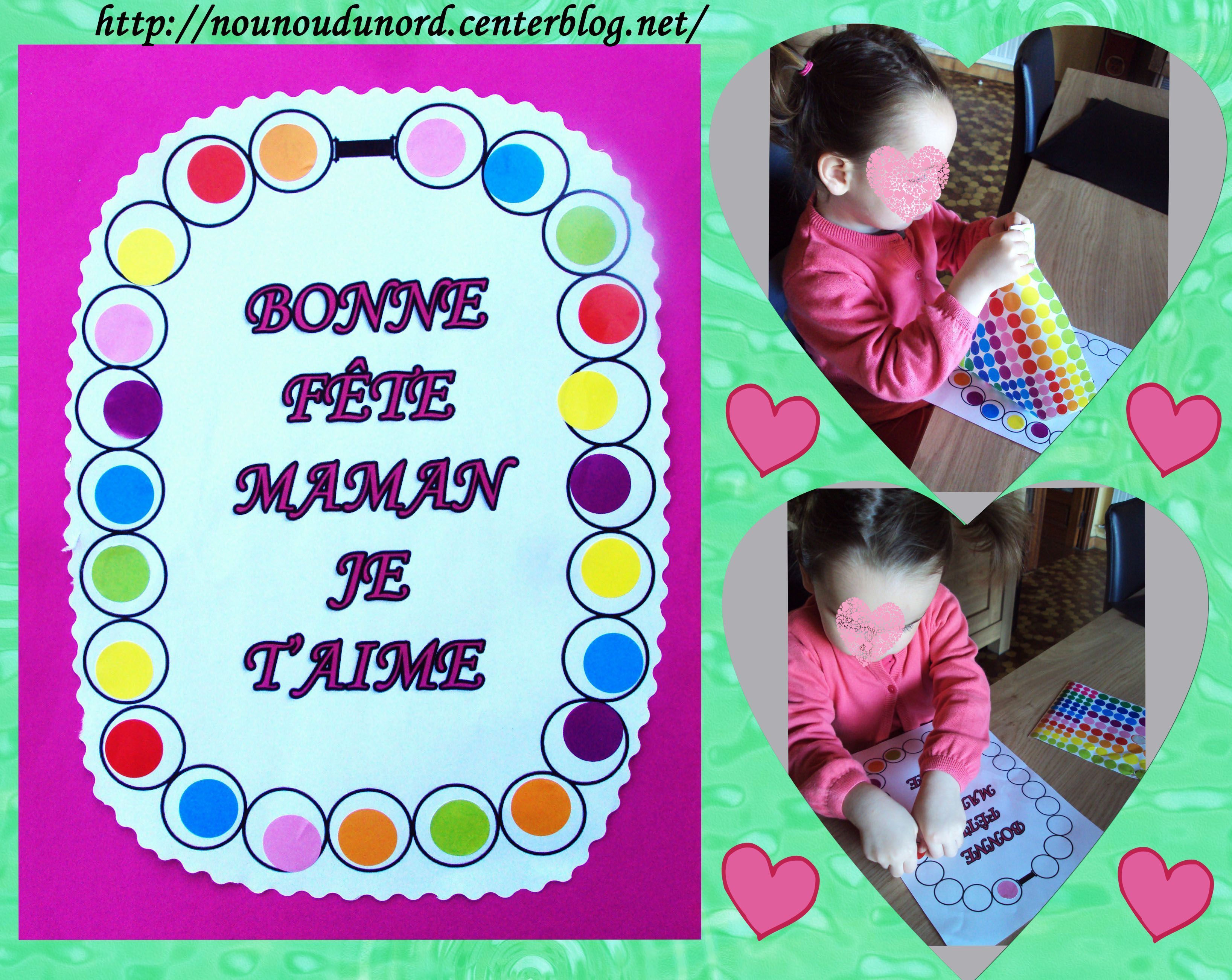 Collier gommettes pour la fête des mères *2012*